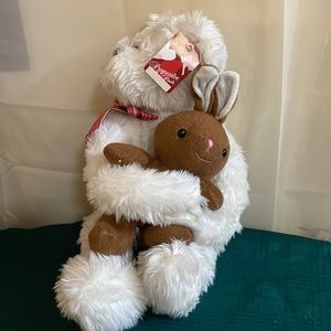 Progressive Plush | Toys | Progressive Plush White Hugging Dog With ...